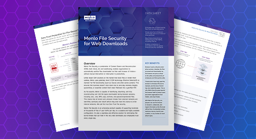 Menlo Remote Browser Isolation | Menlo Security